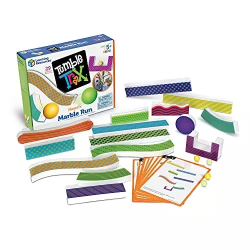 Tumble Trax Magnetic Marble Run dening Learning Resources